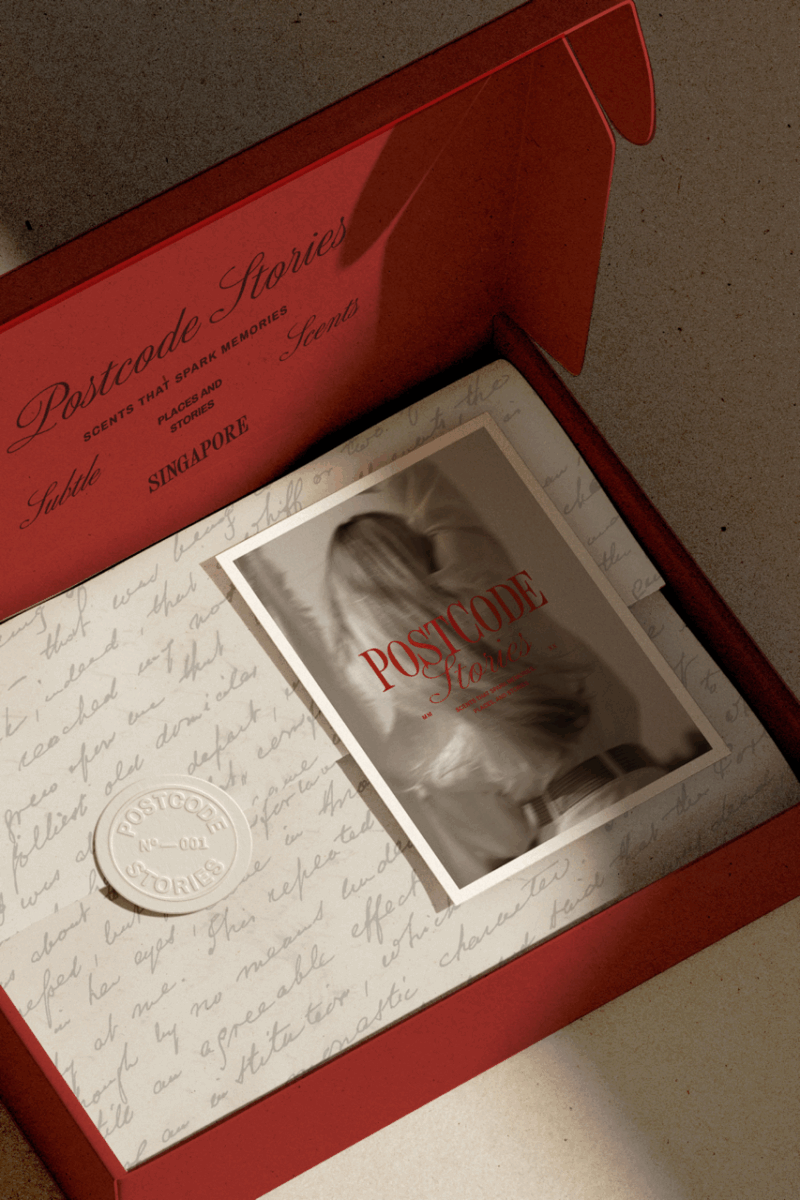 Luxury Fragrance Brand Identity for Postcode Stories