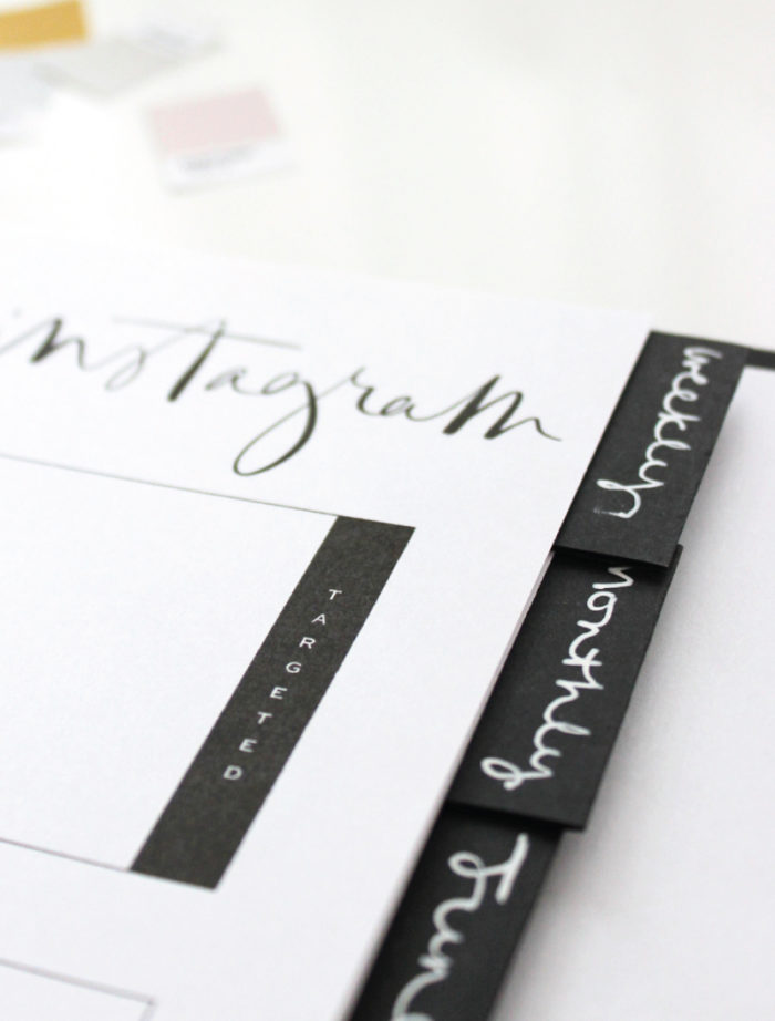 Brush Script Digital and Printable Planners are here! - Saffron Avenue