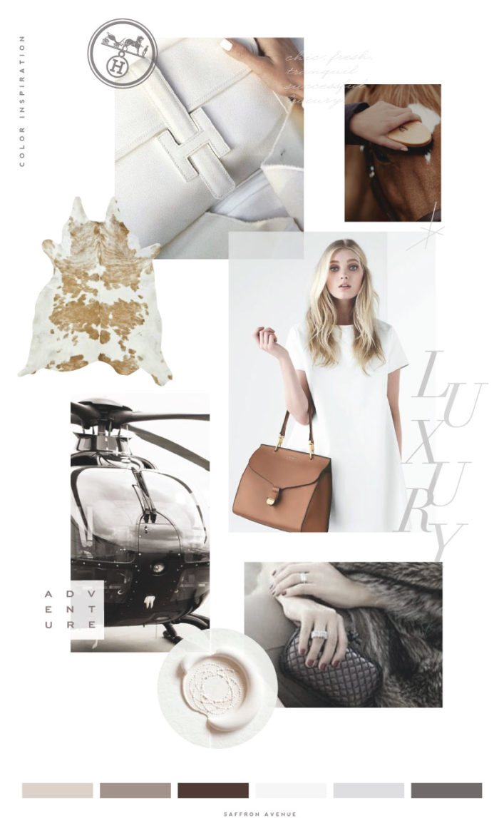 In the works :: High End + Chic Color Inspiration - Saffron Avenue