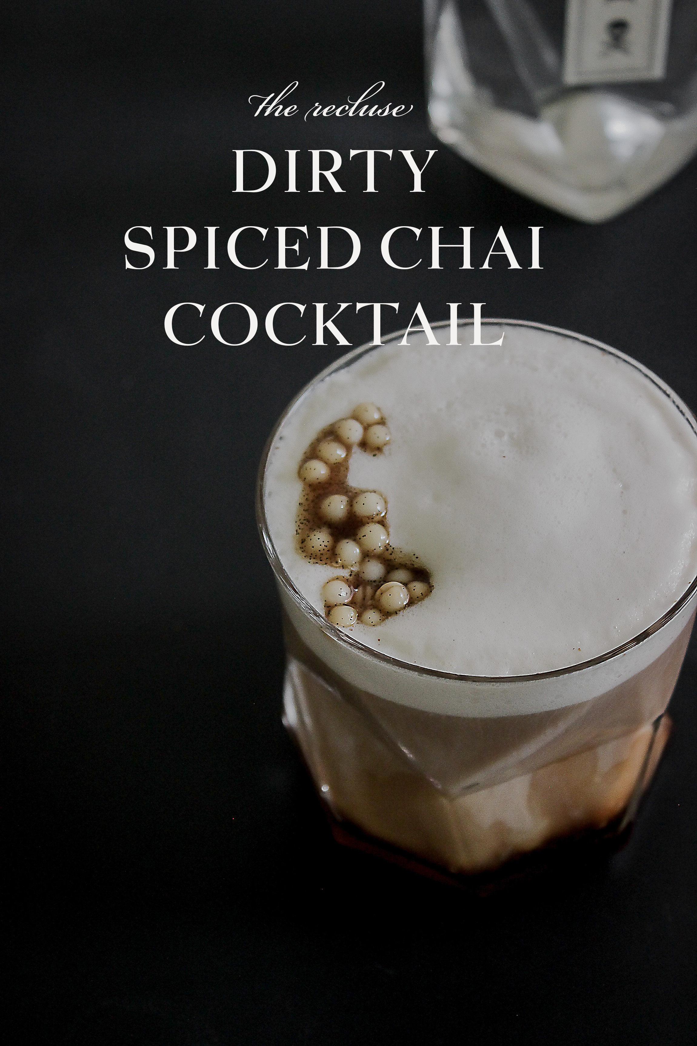 Dirty Spiced Chai Cocktail A Halloween Cocktail Saffron Avenue Dirty Spiced Chai Cocktail A Halloween Cocktail Saffron Avenue