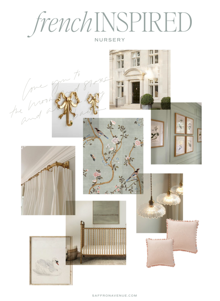 Our French-Inspired Baby Nursery Design Details - Saffron Avenue
