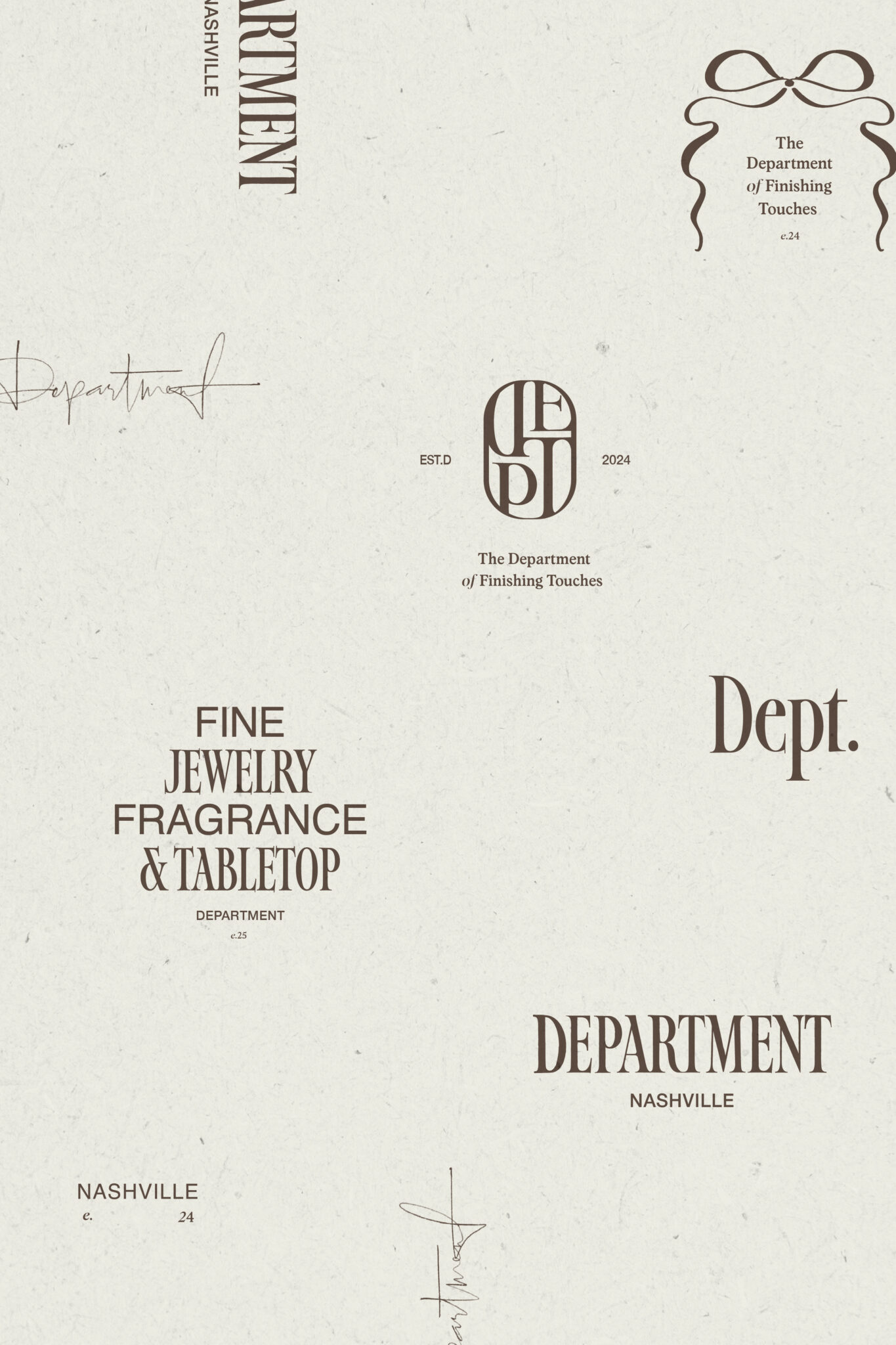 Luxury Brand Identity for The Department Boutique